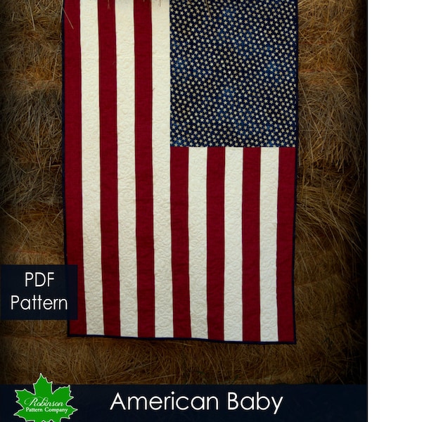 American Flag Quilt Pattern - Etsy