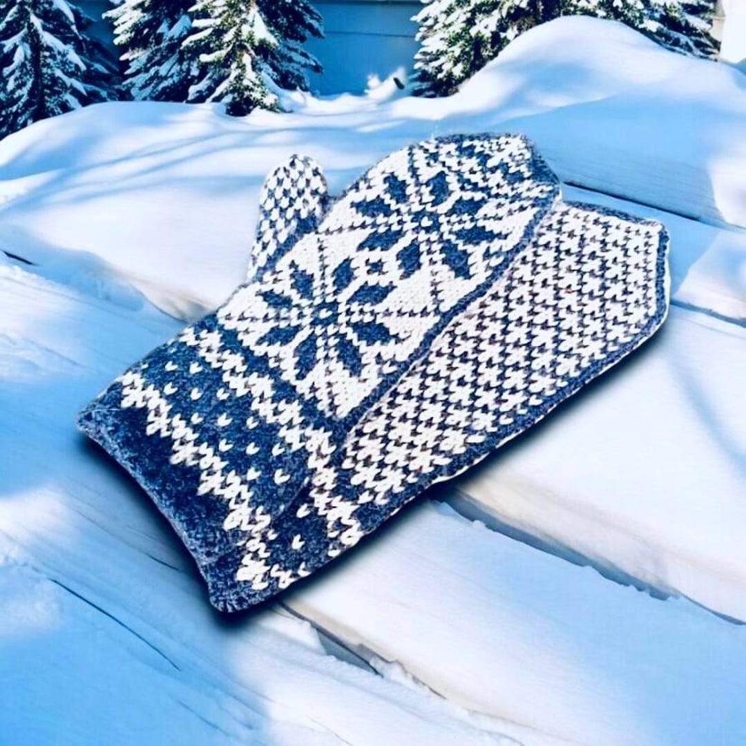 PDF Pattern Norwegian Beauty Knit Mittens - Etsy Canada