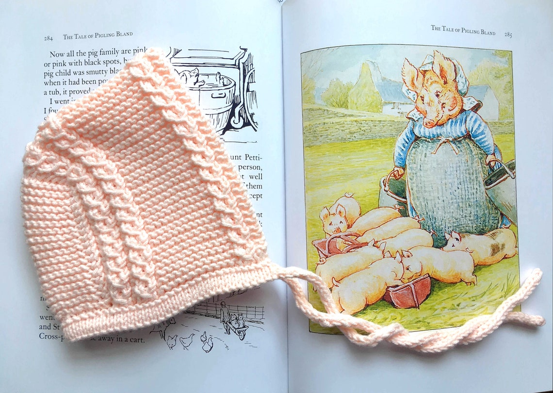 PDF Knitting Pattern- Royal Prince Baby Bonnet- Louis, Sizes Newborn ...