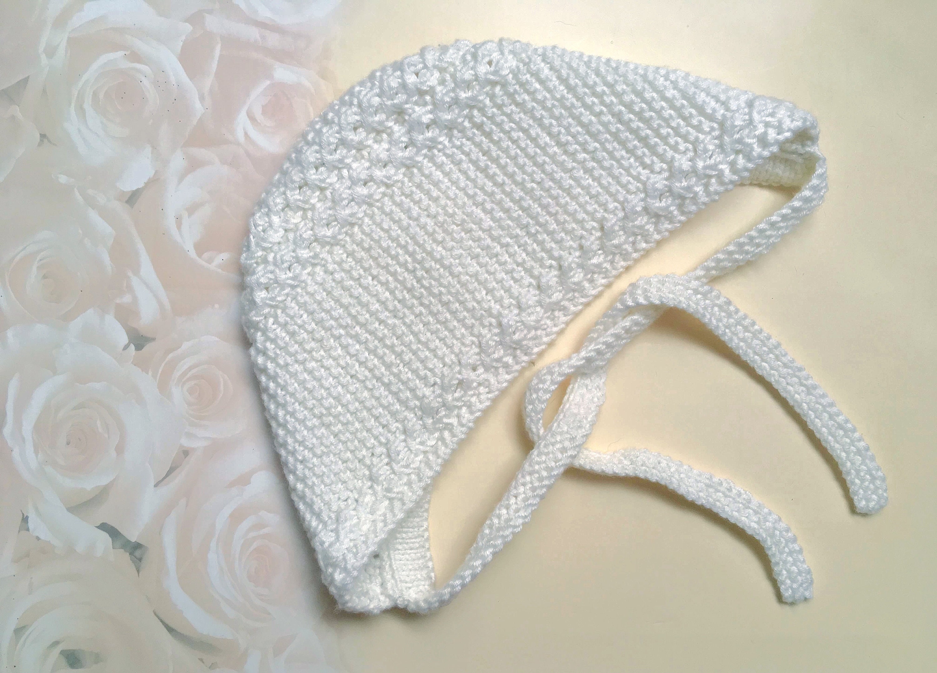 PDF Knitting Pattern- Royal Prince Baby Bonnet- Louis, Sizes Newborn ...