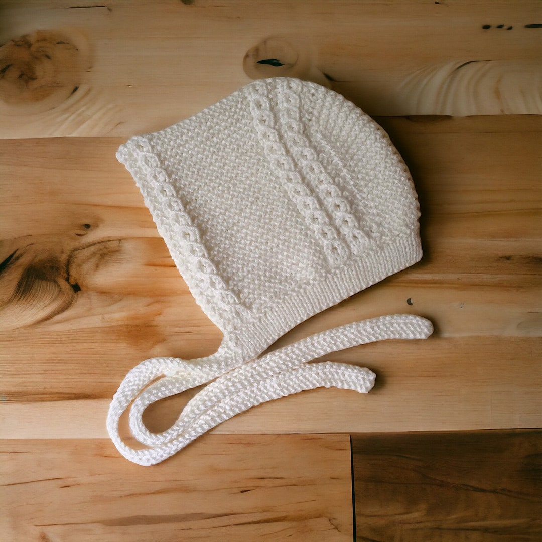 PDF Knitting Pattern- Royal Prince Baby Bonnet- Louis, Sizes Newborn ...