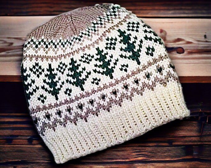 PDF Pattern Norwegian Beauty Hat Knitting - Etsy