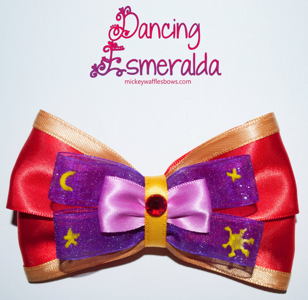 Dancing Esmeralda Hair Bow - Etsy