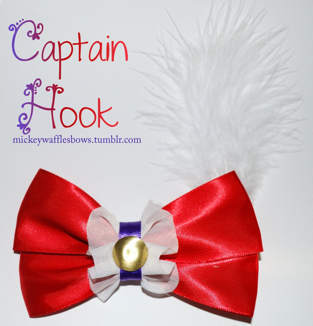 Captain Hook Hair Bow - Etsy