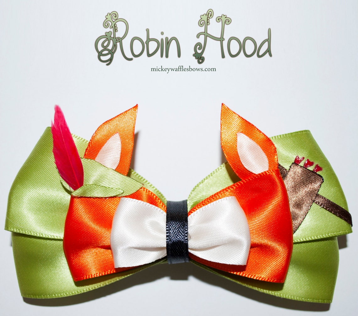Robin Hood Hair Bow - Etsy