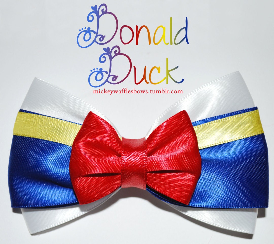 Donald Duck Hair Bow - Etsy