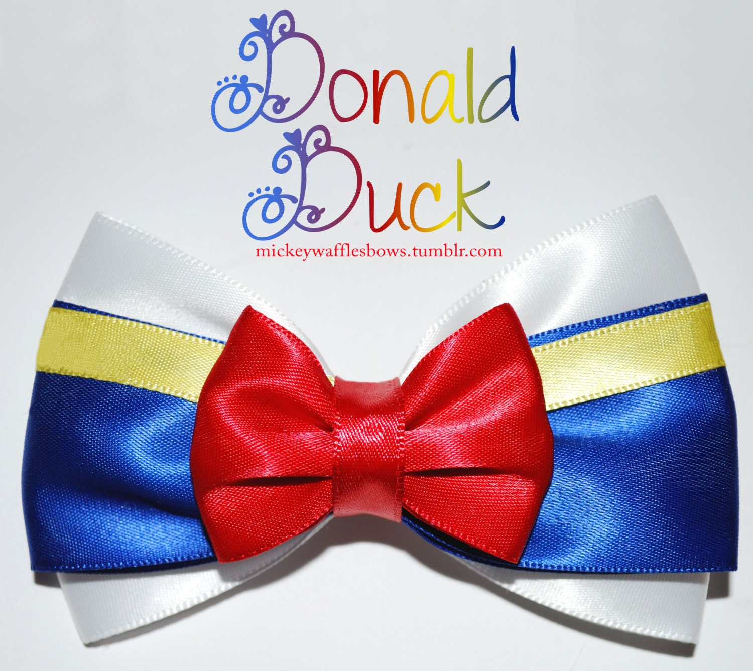 Donald Duck Hair Bow | Etsy