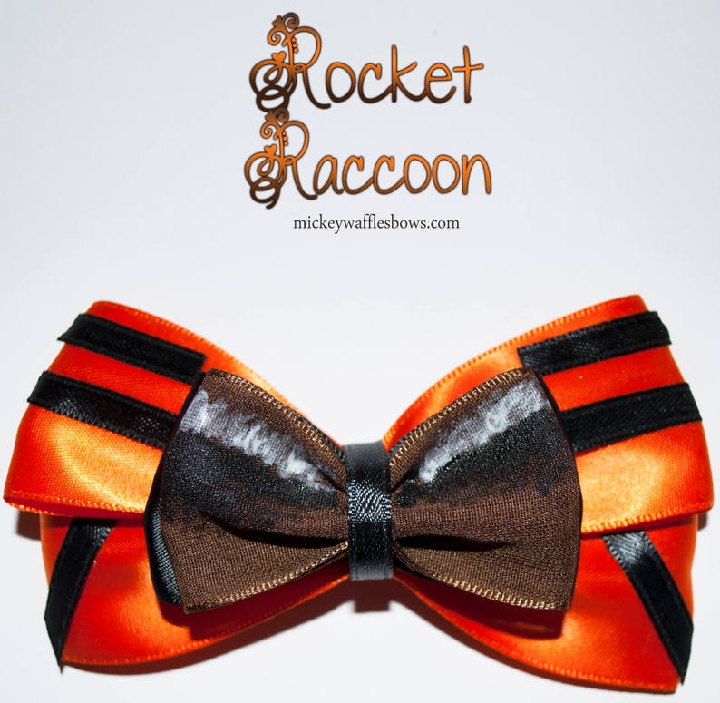 Rocket Raccoon Hair Bow - Etsy