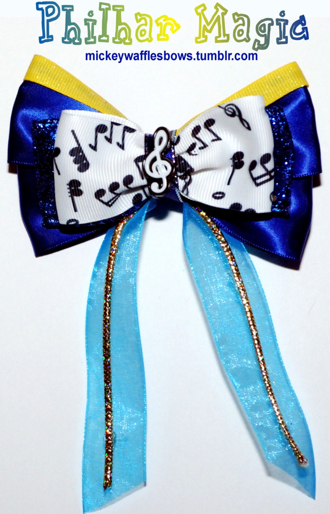 Philhar Magic Hair Bow - Etsy