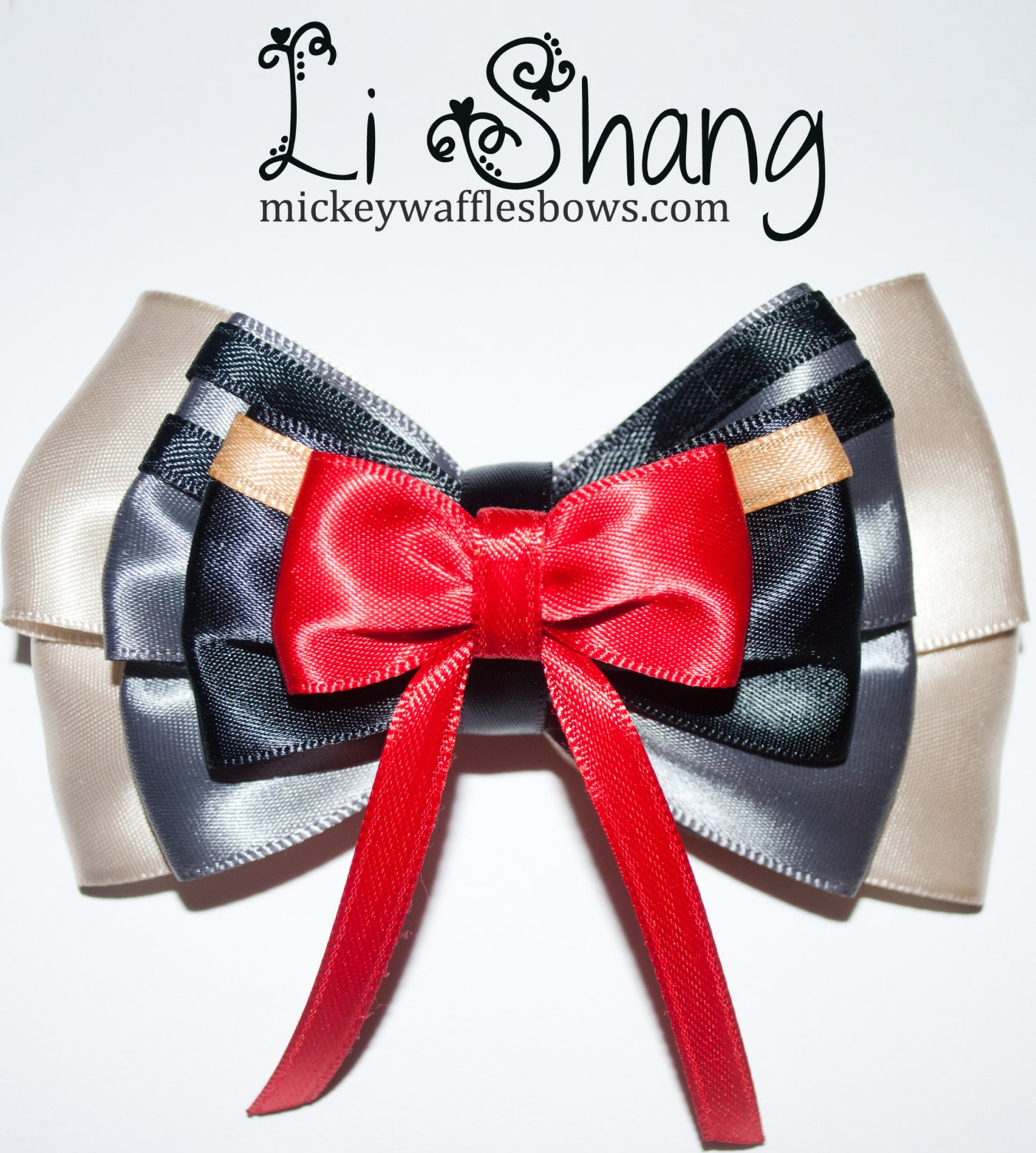 Li Shang Hair Bow - Etsy