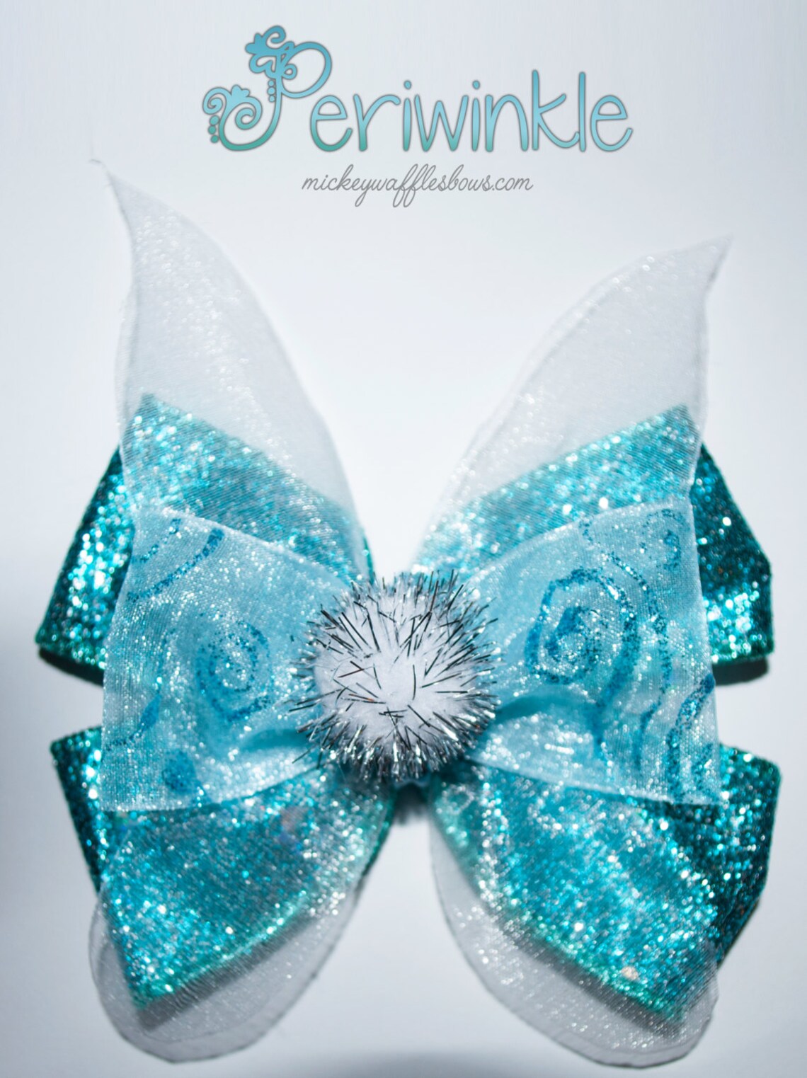 Periwinkle Hair Bow - Etsy