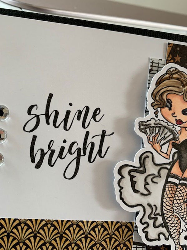 Burlesque Card, Dancer Card, Birthday Card, Encouragement Card, You Can ...