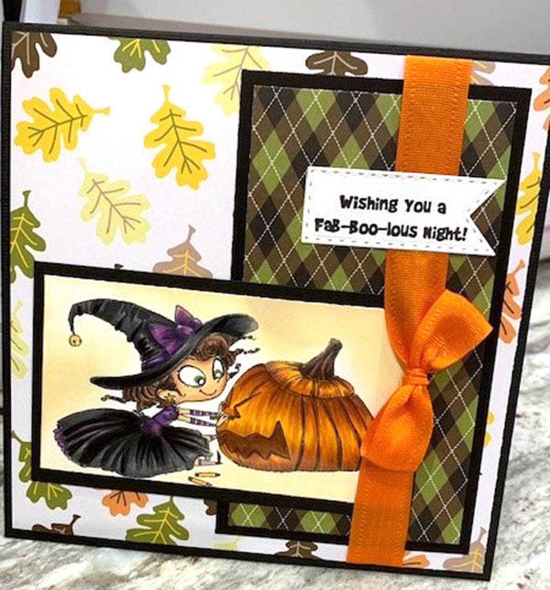 Fall Card Thanksgiving Card Pumpkin Card Halloween Card - Etsy