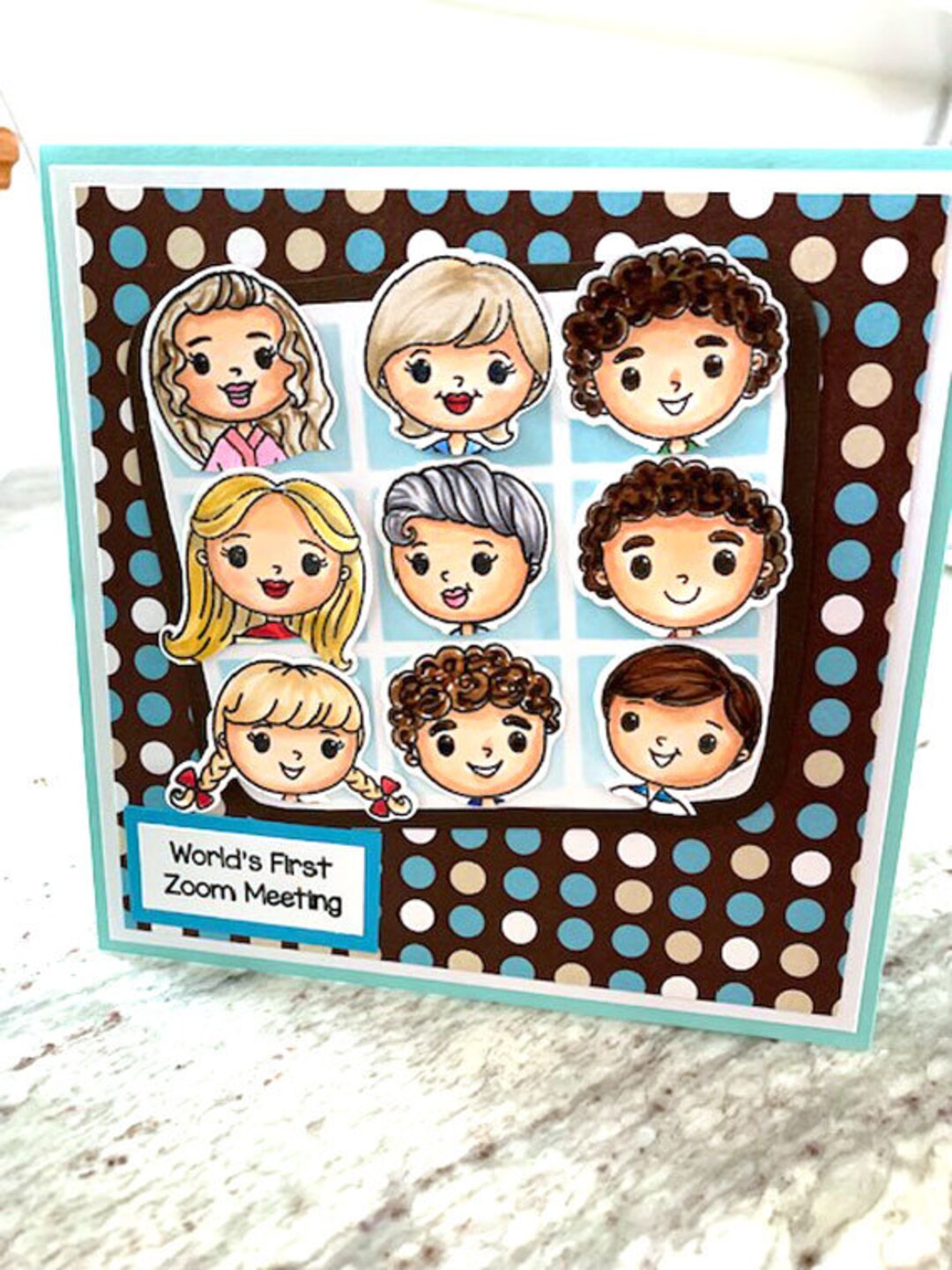 Tv Card, 70's Card, Brady Bunch Card, Zoom Card - Etsy