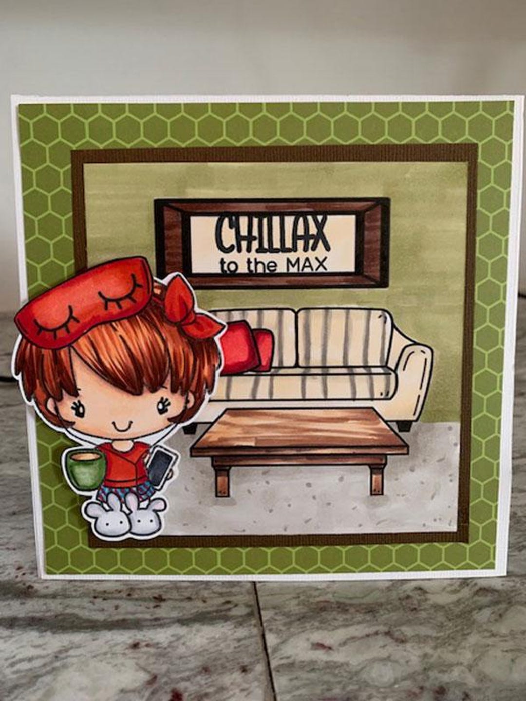 Birthday Card, Chillax Card, Get Well Card - Etsy