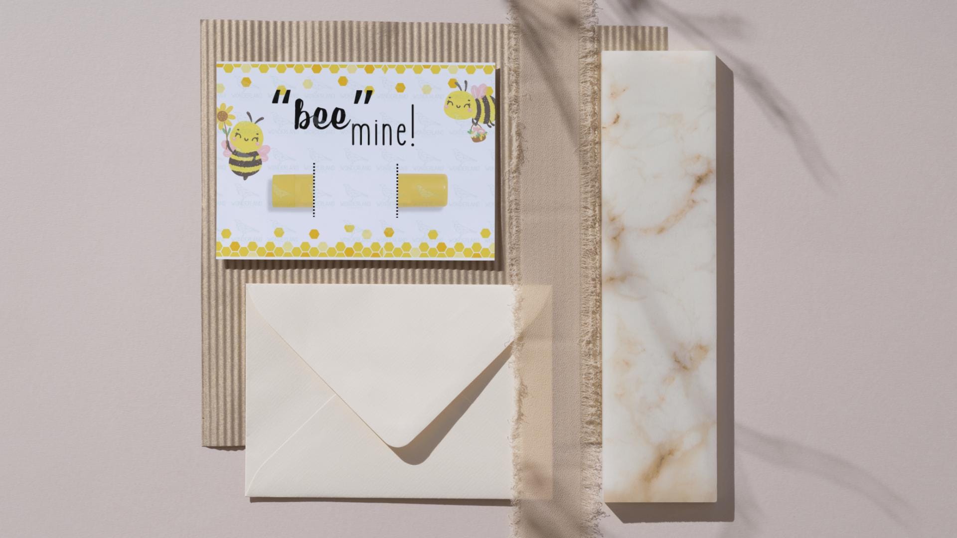 DIGITAL DOWNLOAD - Bee Mine Lip Balm Chapstick Gift Tags Printable ...