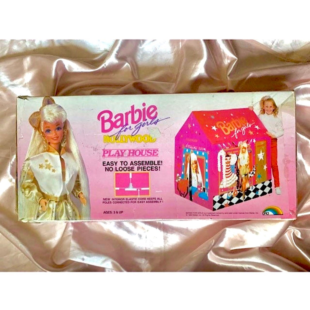 Rare Vintage Barbie Tent Pink Girls Bedroom 1990s Barbie Y2K Pink ...