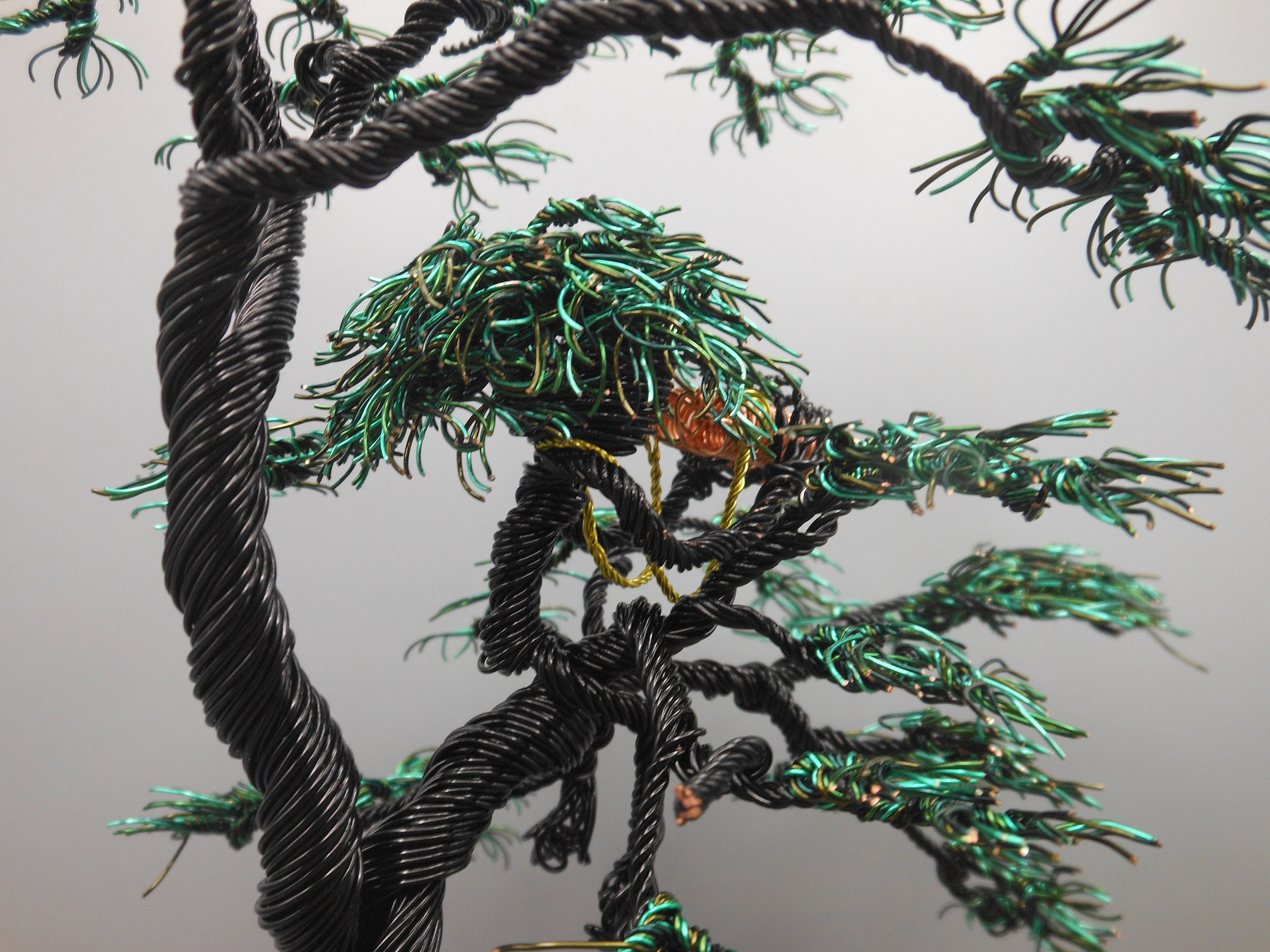 Wire Tree, Wire Tree Sculpture, Copper Tree, Bonsai Tree, Memorial Tree ...