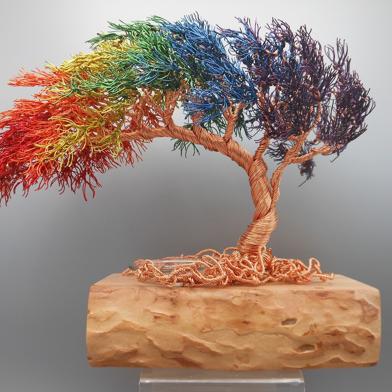 Wire Bonsai Tree - Etsy
