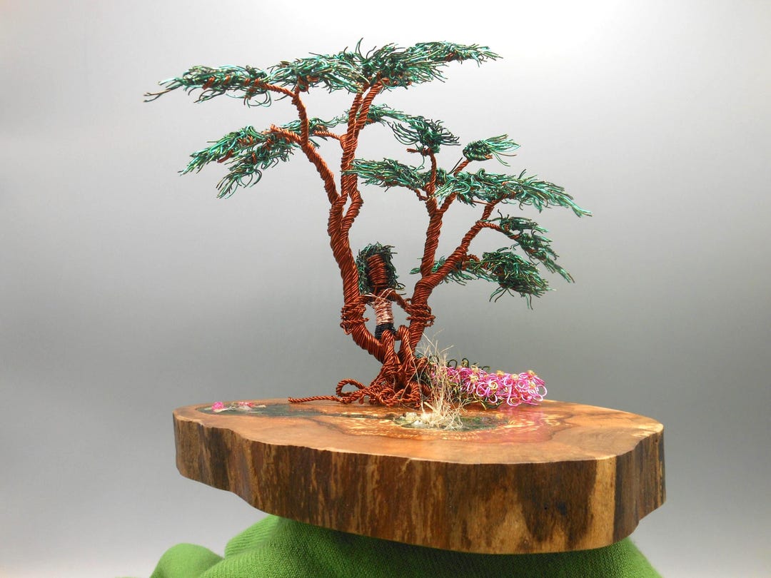 Wire Tree, Wire Tree Sculpture, Memorial Tree, Evergreen Tree, Pine ...
