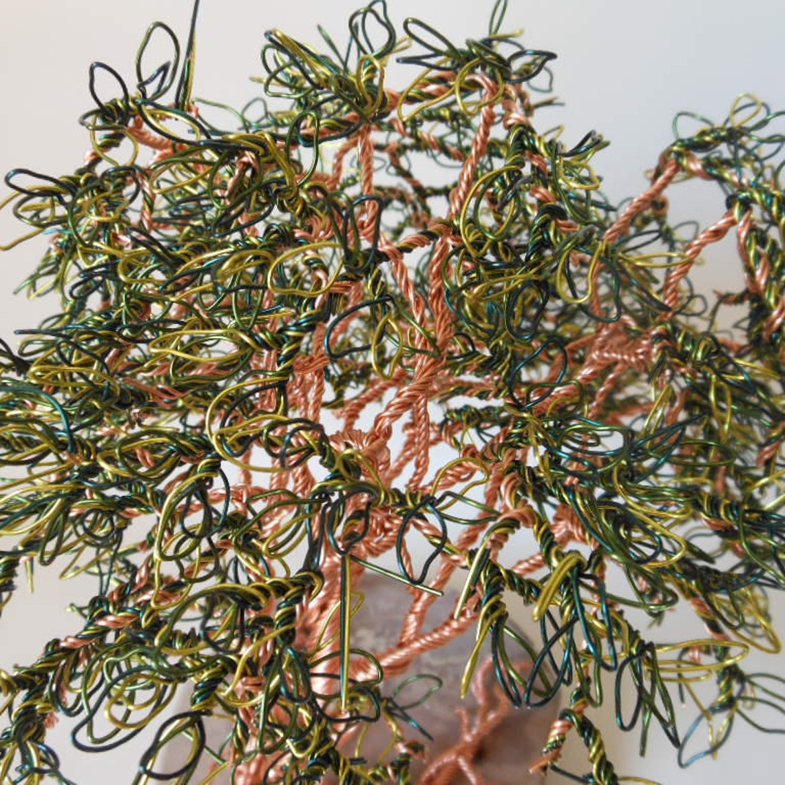 Wire Treewire Tree Sculpturecopper Treebonsai Treefamily - Etsy