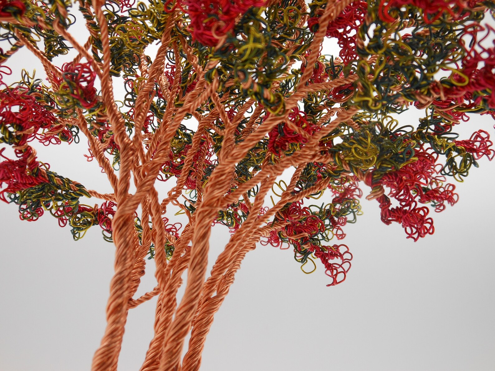 Wire Tree Sculpturewire Treewire Artcopper Treetreesred | Etsy