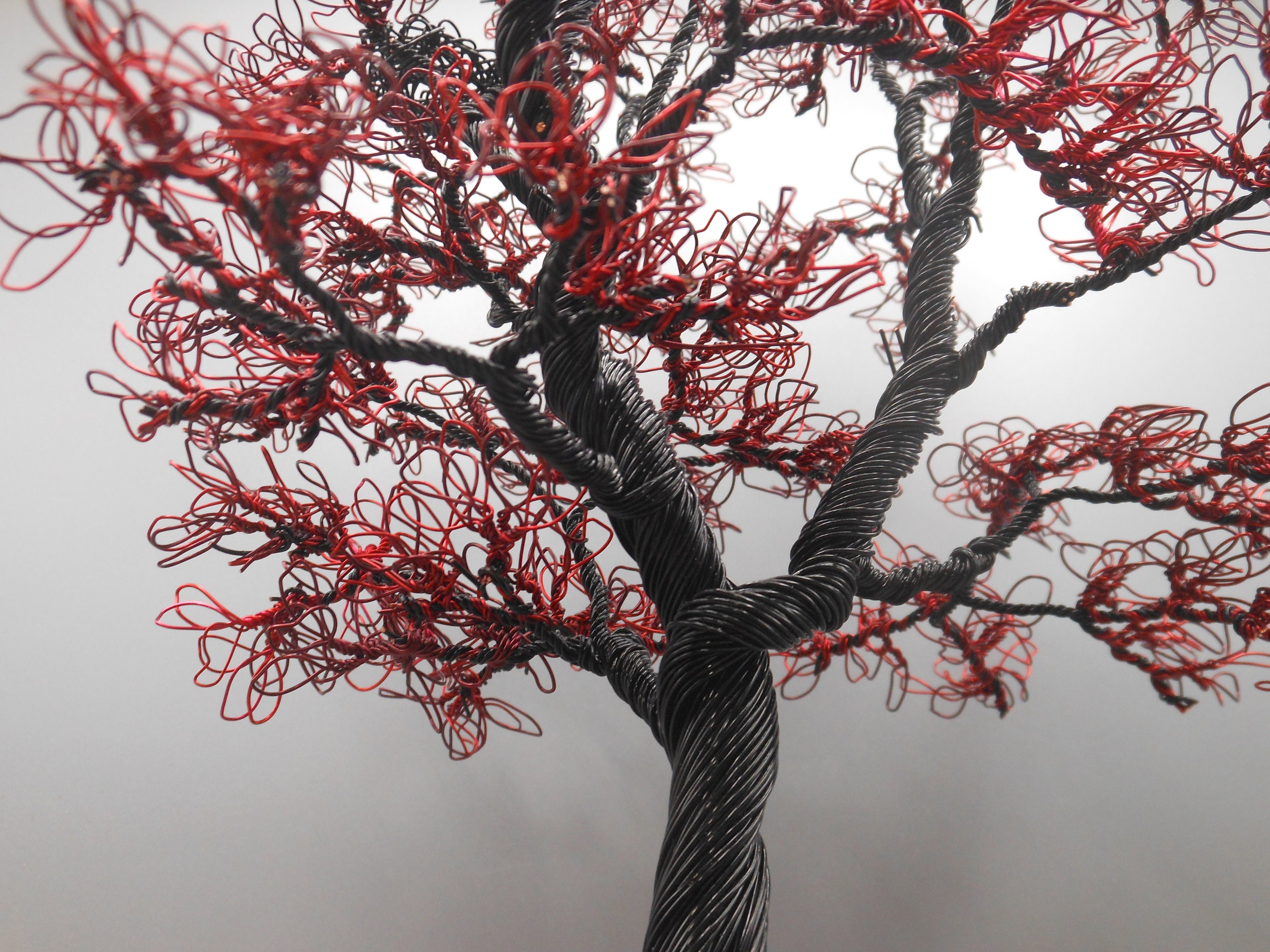 Wire Tree Sculpture, Red Maple Tree, Wire Trees, Wire Sculpture ...