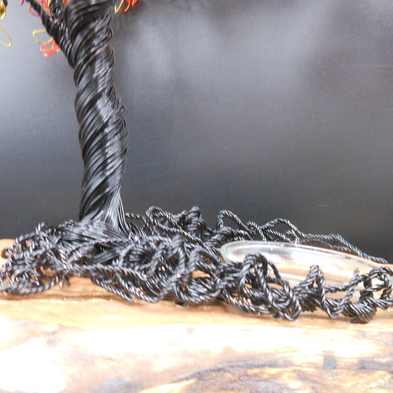 Wire Tree Sculpture, Fall Tree, Wire Tree, Wire Sculpture, Bonsai Tree ...