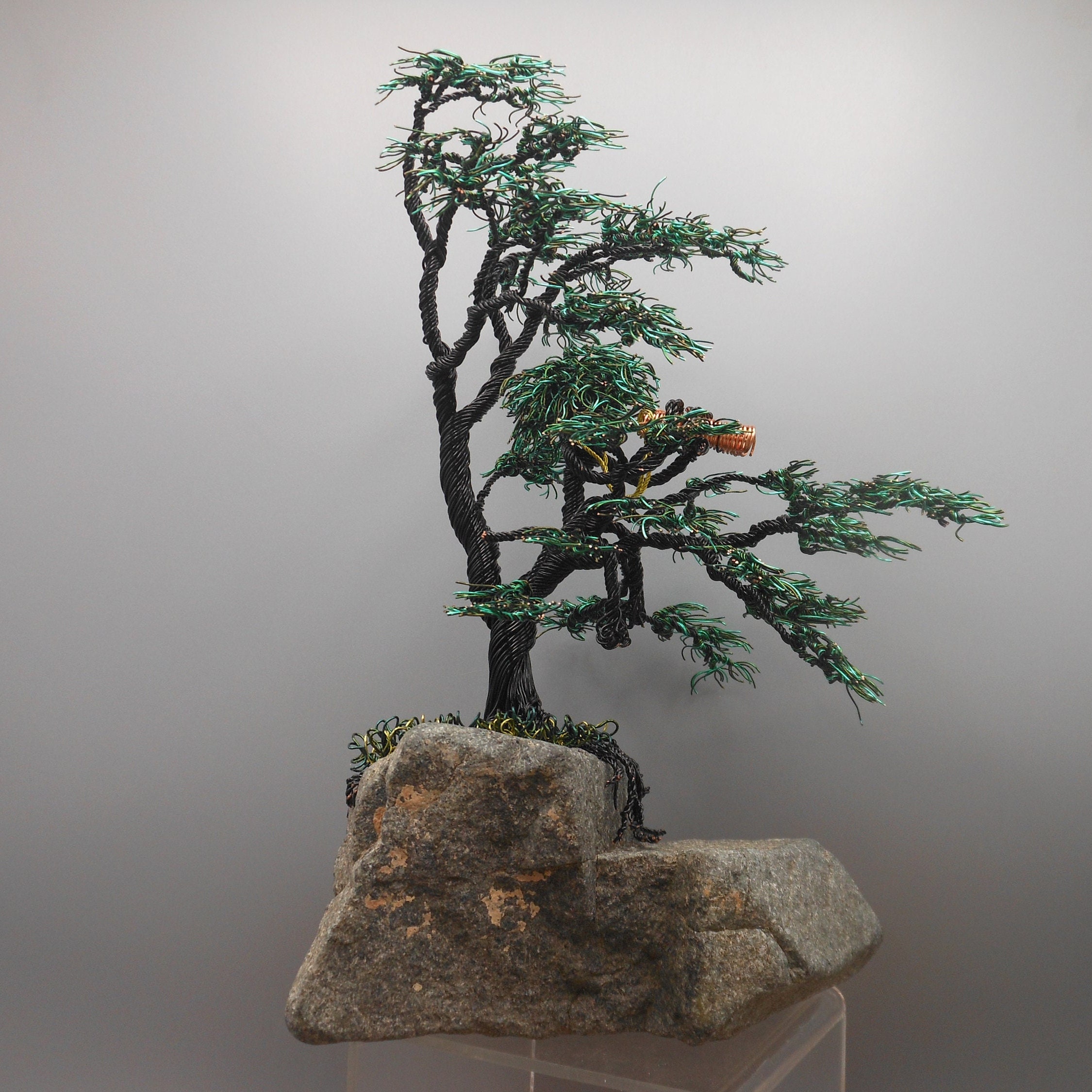 Wire Tree, Wire Tree Sculpture, Copper Tree, Bonsai Tree, Memorial Tree ...