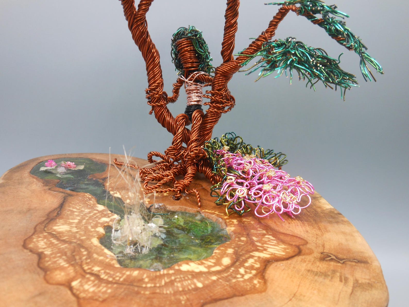 Wire Tree, Wire Tree Sculpture, Memorial Tree, Evergreen Tree, Pine ...