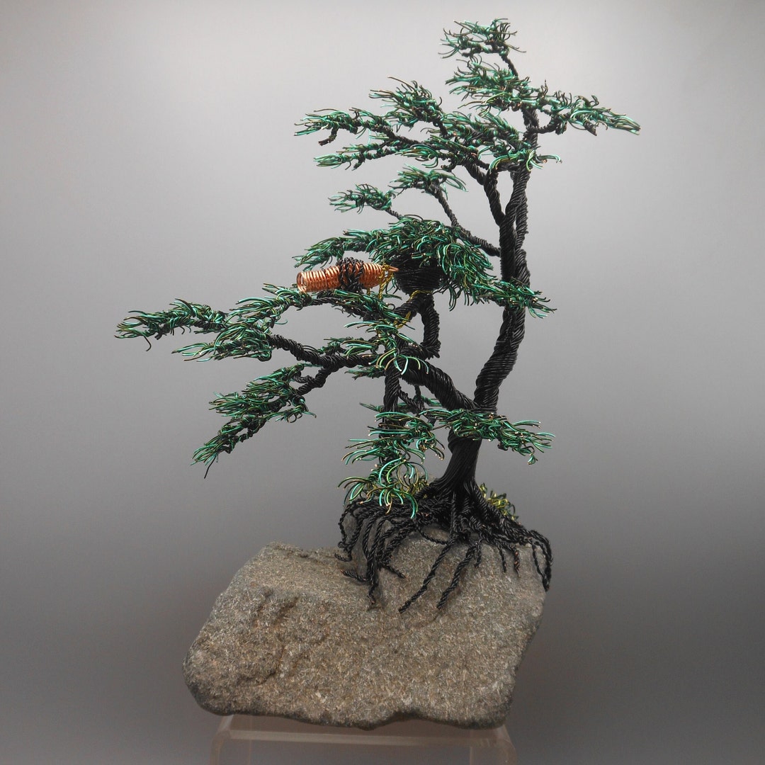 Wire Tree, Wire Tree Sculpture, Copper Tree, Bonsai Tree, Memorial Tree ...