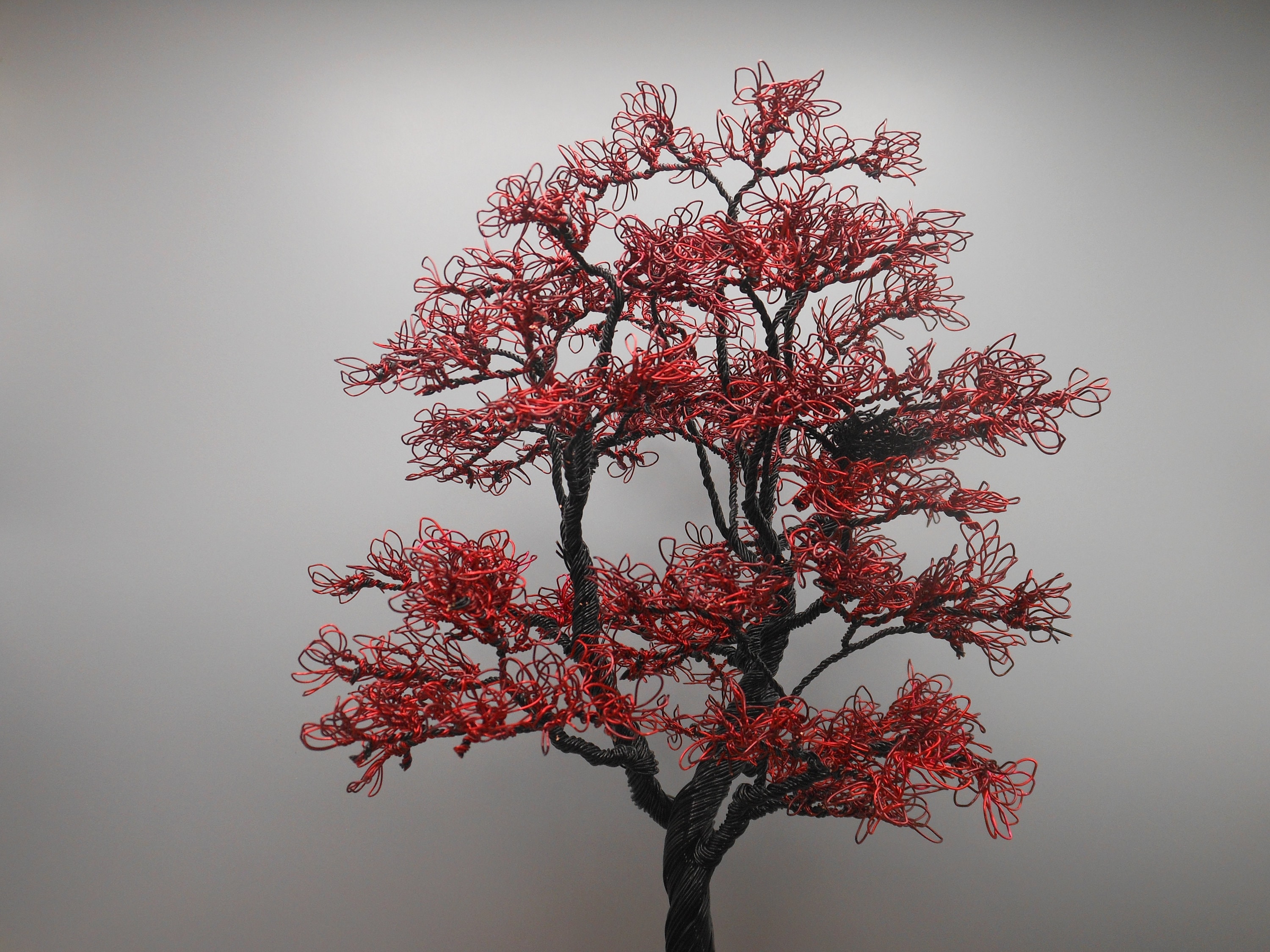 Wire Tree Sculpture, Red Maple Tree, Wire Trees, Wire Sculpture ...