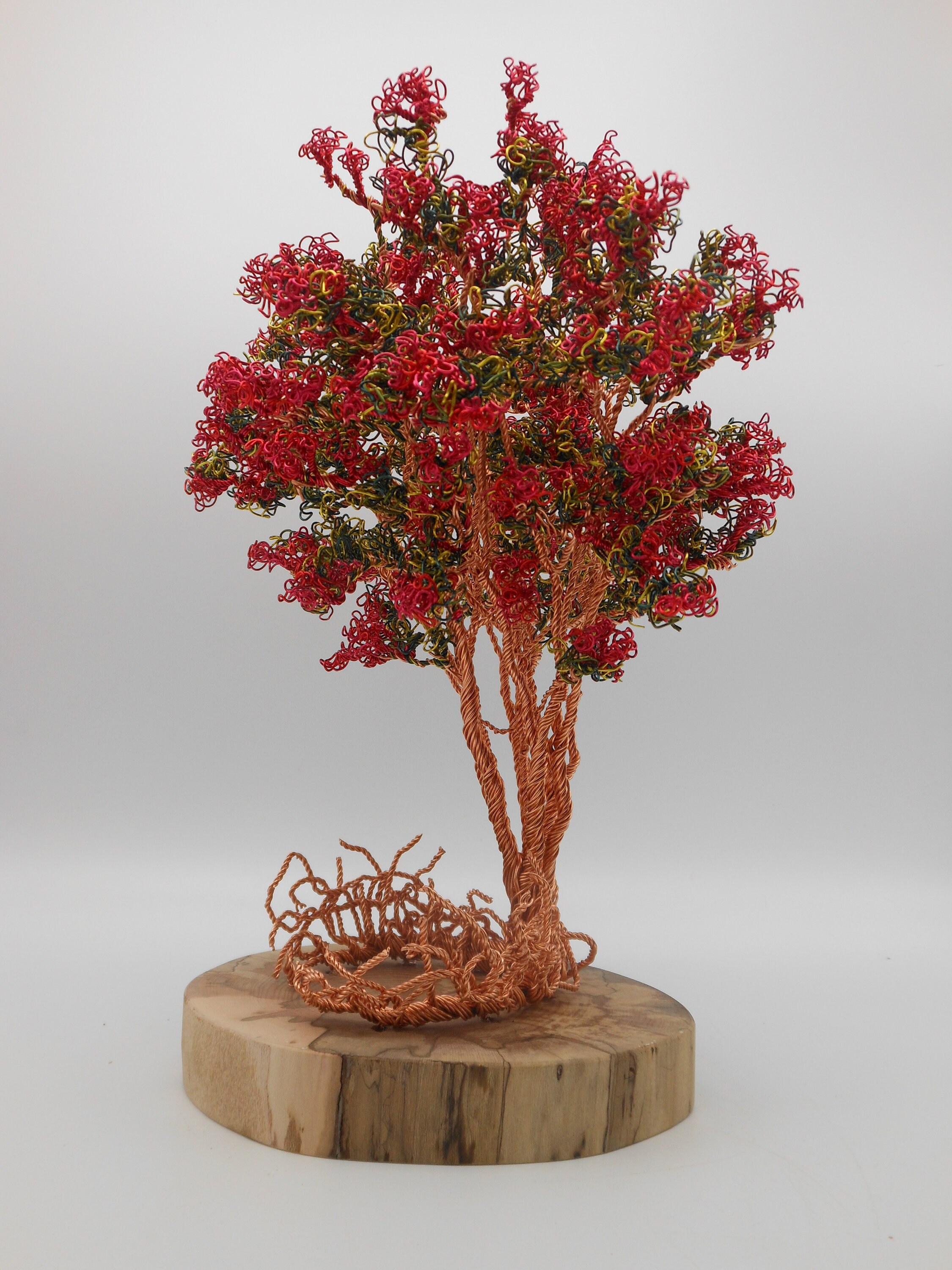 Wire Tree Sculpturewire Treewire Artcopper Treetreesred | Etsy