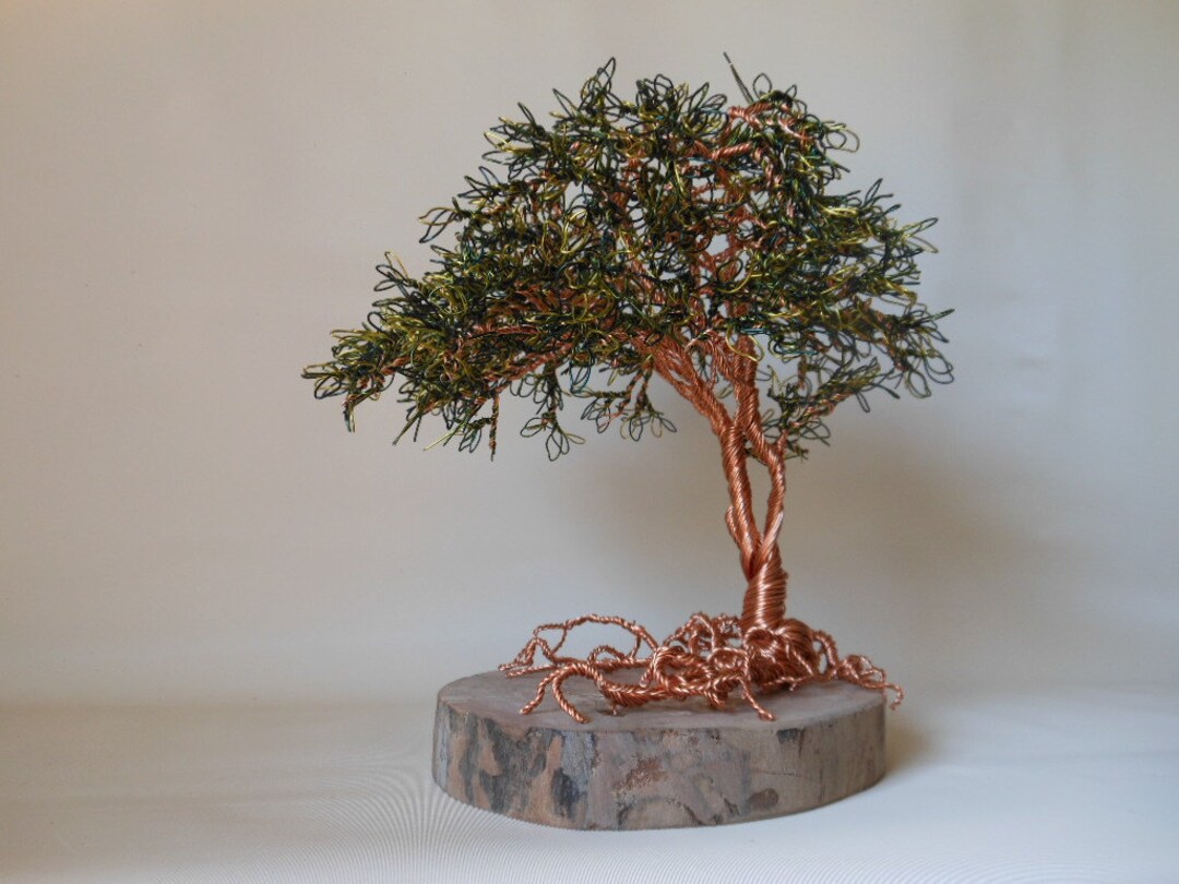 Wire Tree,wire Tree Sculpture,copper Tree,bonsai Tree,family Tree ...