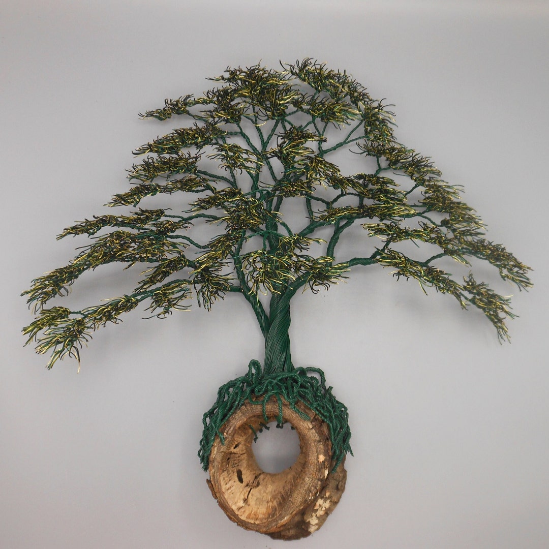 Wire Tree, Wire Tree Sculpture, Copper Tree, Bonsai Tree, Memorial Tree ...
