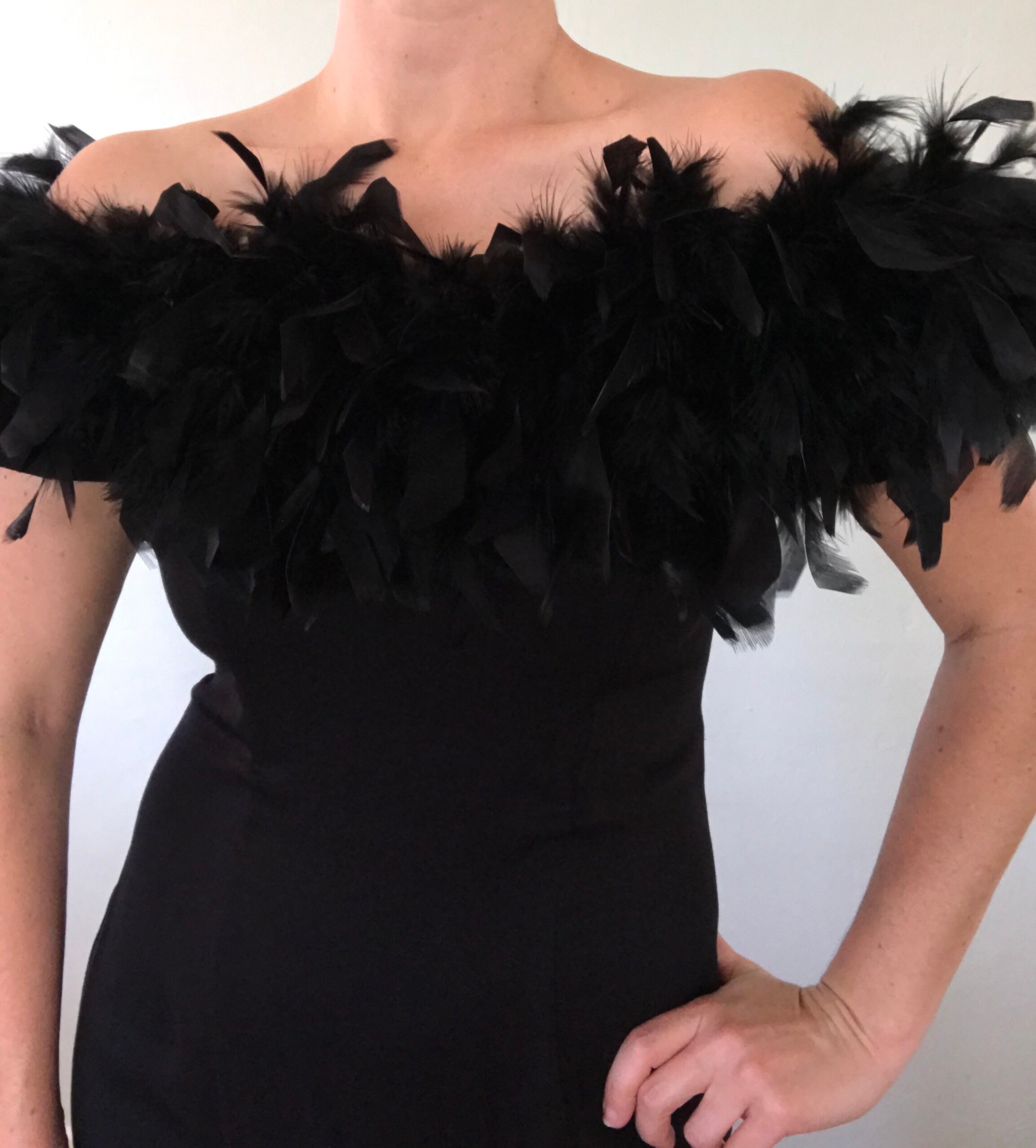 Dramatic Black Gown - Etsy