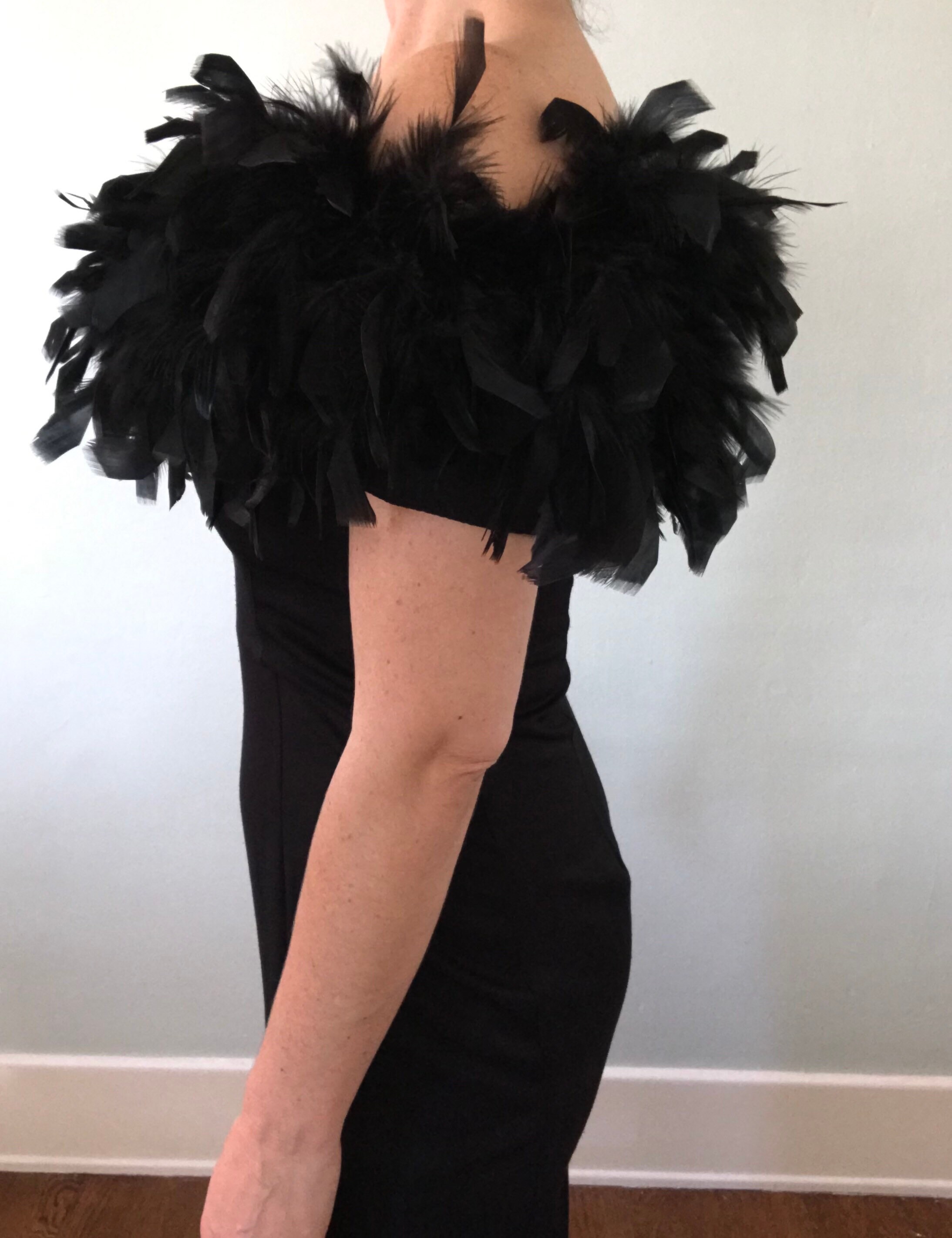Dramatic Black Gown - Etsy
