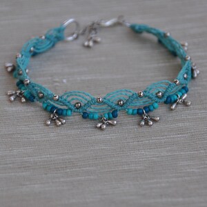 Water MACRAME ANKLET Boho Anklet,foot Jewelry,hippie Ankle Bracelet ...