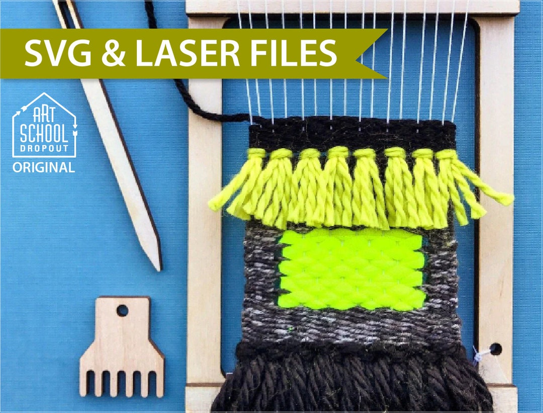 DIGITAL DOWNLOAD Weaving Loom SVG Laser File Two Sizes - Etsy