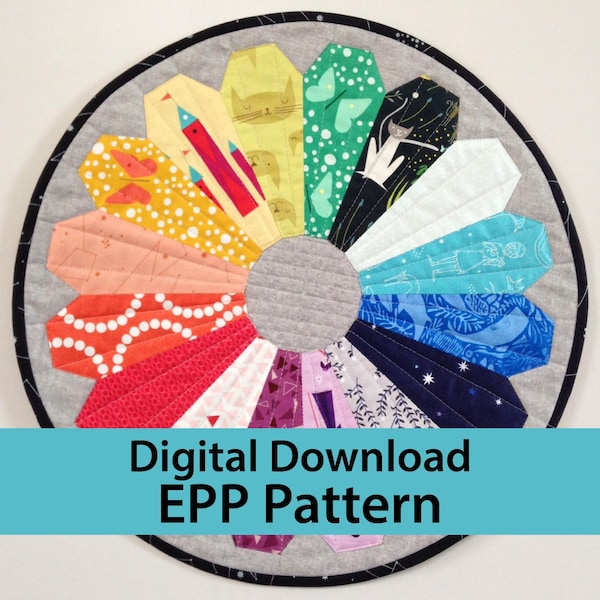 English Paper Piecing Dresden Template - Etsy