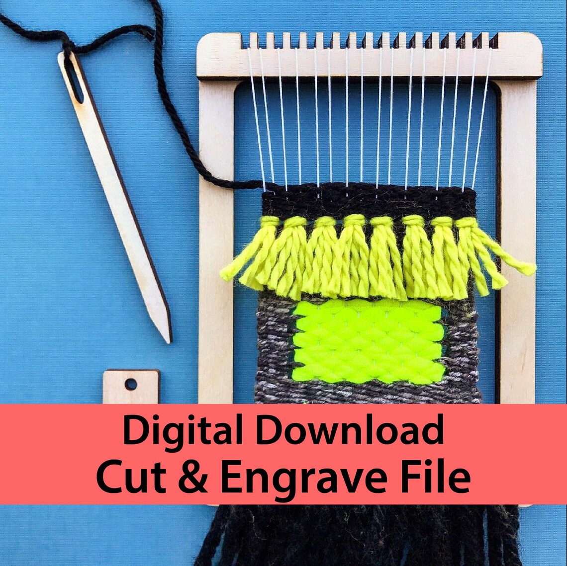DIGITAL DOWNLOAD - Weaving Loom SVG Laser File - Two Sizes - Etsy