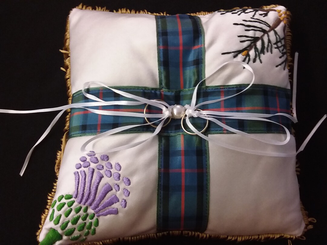 Scottish Ring Pillow Flower of Scotland - Etsy
