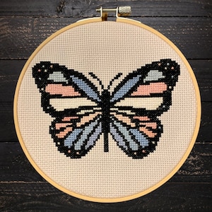 Trans Butterfly Cross Stitch Pattern - Etsy
