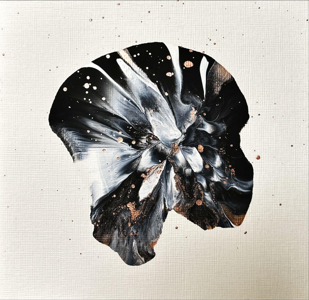 Inward Abstract Art 6x6 Acrylic Paint on Acrylic Paper Boob Art Body ...