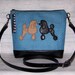 Poodle Purse With Two Poodles - Poodle Purse - Poodle Handbag - Made to ...
