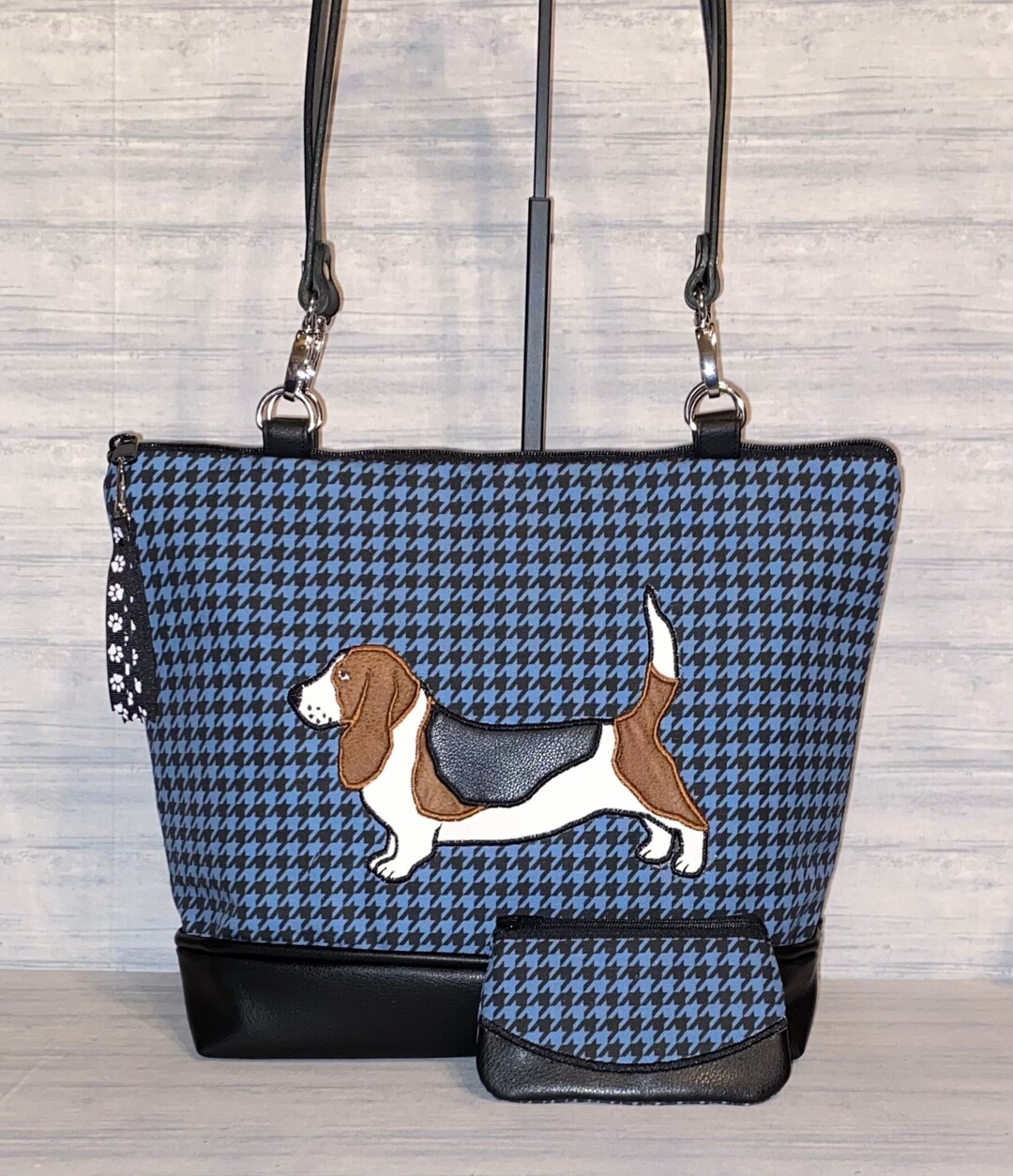 Basset Hound Purse or Cross Body Bag - Handbag - Purse - Shoulder Bag ...