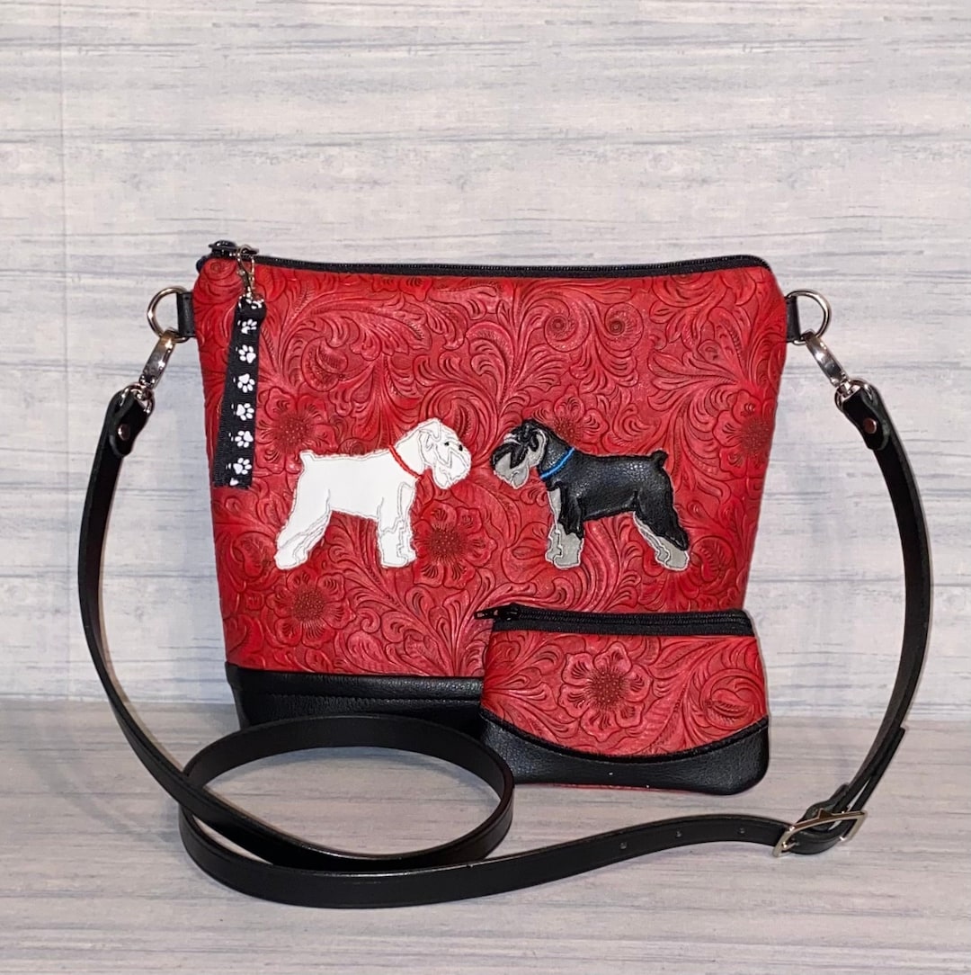 Schnauzer Cross Body Bag, Schnauzer Handbag - Cross Body Bag - Etsy