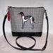Greyhound/whippet Cross Body Bag Appliqued Greyhound/whippet | Etsy