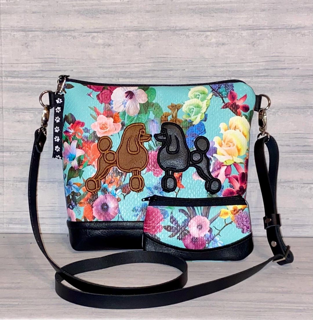 Poodle Cross Body Bag - Poodle Purse - Handbag - Bag - Other Colors ...