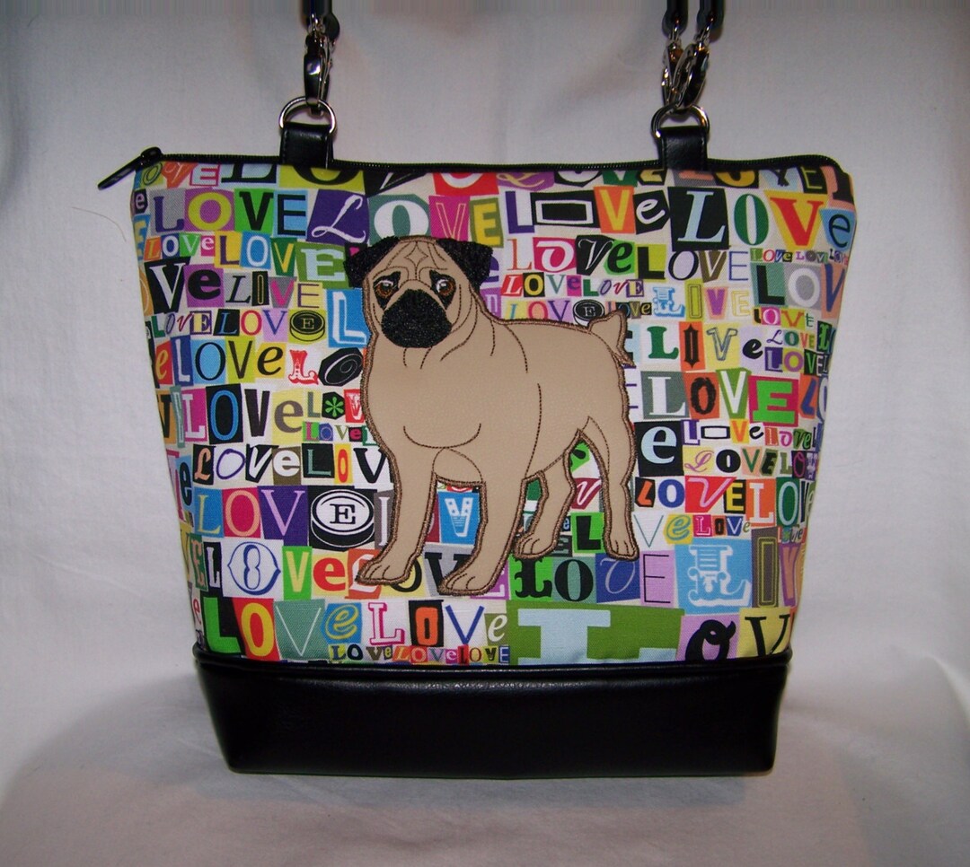 Pug Purse Pug Handbag Bag Made to Order - Etsy